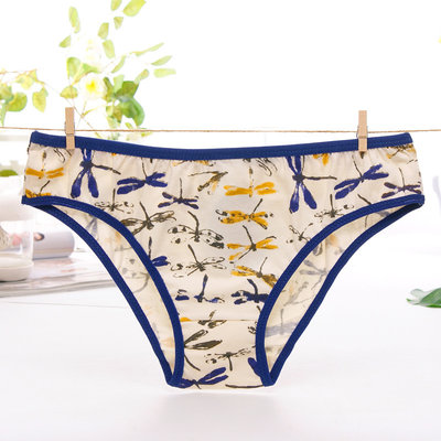 Indian Printing Lycra Cotton Young Girl xxx Panty Image