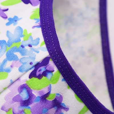 Good Quality Flower Printing Lycra Cotton Girls' Underwear