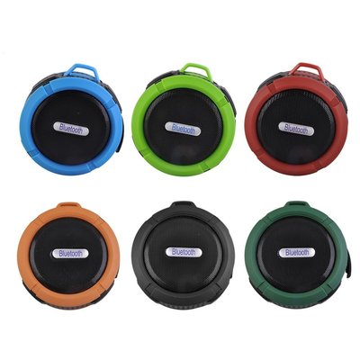 waterproof mp3 player C6 IP65 Waterproof Wireless Bluetooth Speakers Waterproof for Outdoor Indoor and Use in shower for