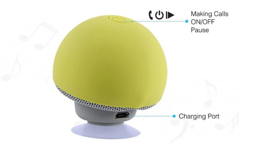 Wireless bluetooth Speaker Portable Mini Speakers Mushroom Waterproof Bass Stereo Speaker With Mic For Mobile Phone Comp