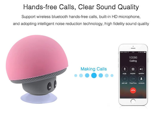 Wireless bluetooth Speaker Portable Mini Speakers Mushroom Waterproof Bass Stereo Speaker With Mic For Mobile Phone Comp