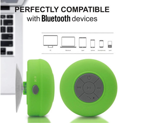 2018 Hottest BTS06 wireless mini suction shower waterproof bluetooth speaker