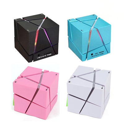 Home Theater Wireless Speaker System Mini Cube Super Bass Stereo Audio Loud Wireless Speaker Support TF Card For Smartph