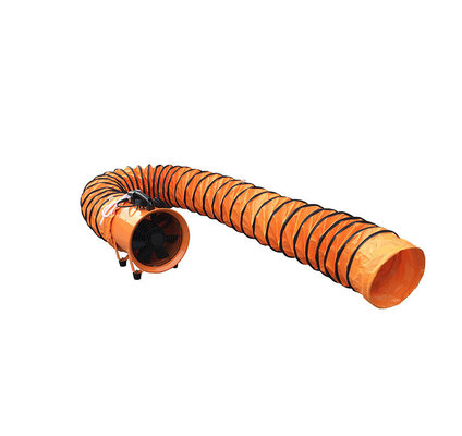 Portable Ventilator with a stand orange Portable Blower Portable Explosion Proof Fan industrial exhaust fan supplier