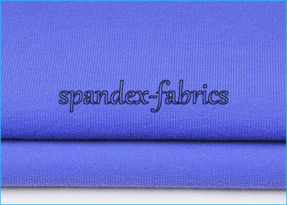 Purple Quick Dry Supplex Lycra Fabric Strong Stretch Cotton Handfeel For Leggings