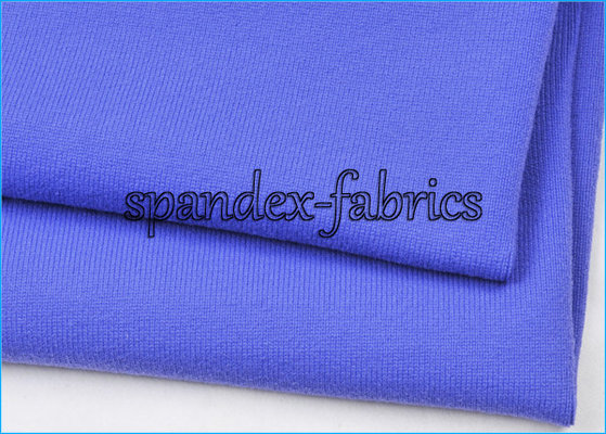 Purple Quick Dry Supplex Lycra Fabric Strong Stretch Cotton Handfeel For Leggings