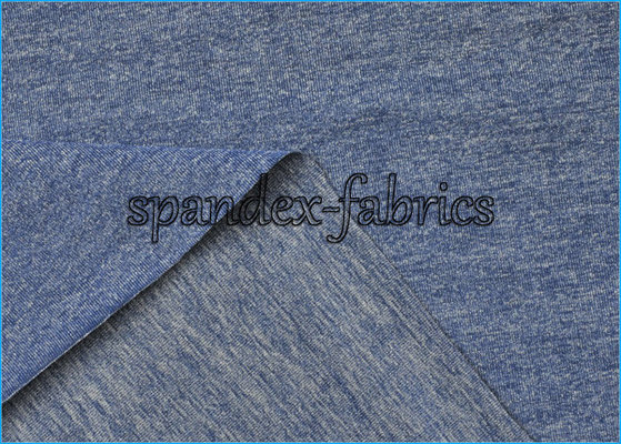 Blue And Grey Melange 110gsm Supplex Lycra Fabric For Sexy Bra