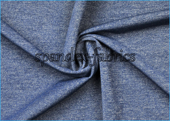 Blue And Grey Melange 110gsm Supplex Lycra Fabric For Sexy Bra