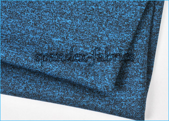 Heavy Weight Melange Supplex Lycra Fabric For Winter Sportswear