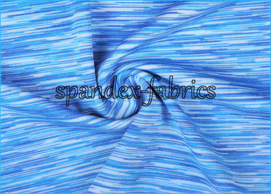 Cascade​ Rainbow Space Dyed Polyester Spandex Supplex Lycra Fabric For Fitness Wear
