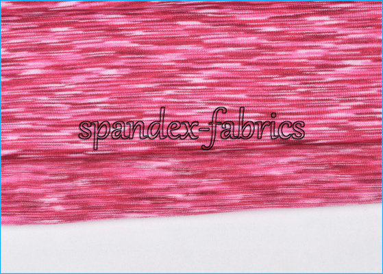 Scarlet Swirl Rainbow Space Dyed 87% Polyester 13% Spandex Supplex Lycra Fabric For Dance Wear