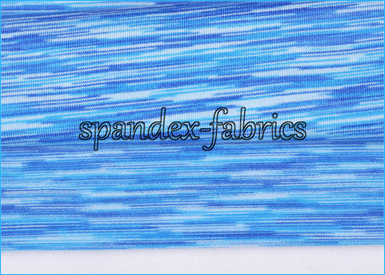 Cascade​ Rainbow Space Dyed Polyester Spandex Supplex Lycra Fabric For Fitness Wear