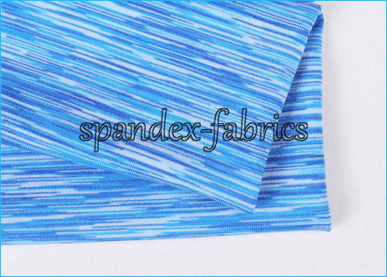 Cascade​ Rainbow Space Dyed Polyester Spandex Supplex Lycra Fabric For Fitness Wear