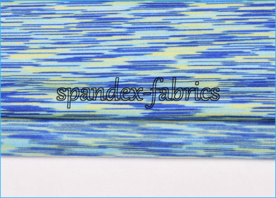 Caribbean Dreams Rainbow Space Dyed Polyester Spandex Supplex Lycra Fabric For Leggings