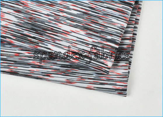 Weft Knitting Polyester Spandex Jersey Space Dyed Supplex Lycra Fabric for Cycling Cloth