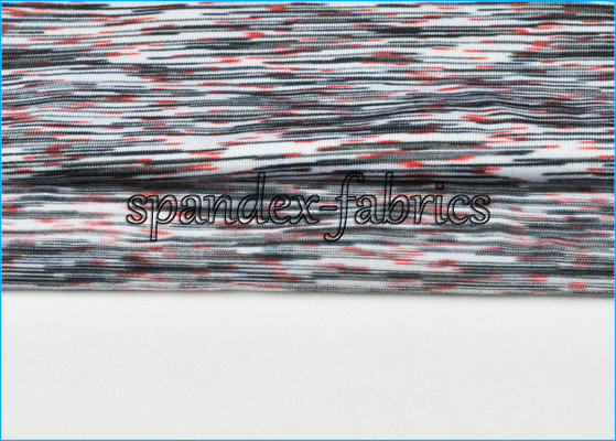 Weft Knitting Polyester Spandex Jersey Space Dyed Supplex Lycra Fabric for Cycling Cloth
