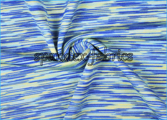 Caribbean Dreams Rainbow Space Dyed Polyester Spandex Supplex Lycra Fabric For Leggings