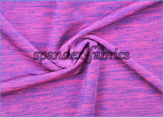 Rainbow 160gsm70 nylon 20 polyester 10 spandex Sports Space Dyed Jersey Knit Fabric