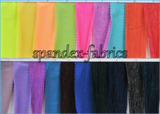 Weft Knitting Nylon Polyester Spandex Jersey Fabric Stretch 160gsm