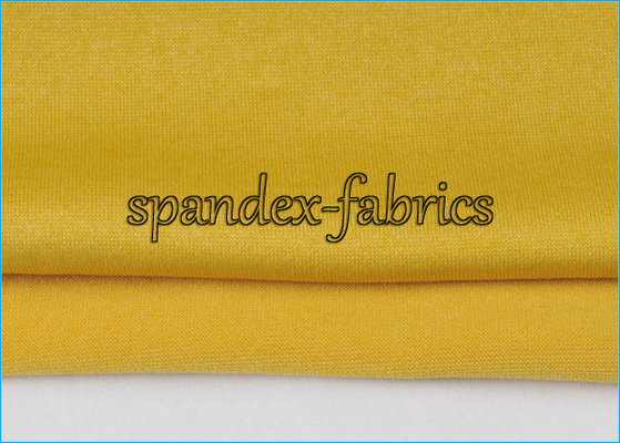 Yellow Weft Knitted Supplex Lycra Fabric Breathable Elastane Sports Jersey