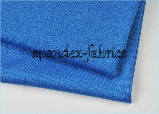 Blue Cooldry Stretch Knit Supplex Lycra Fabric For Yoga Pants