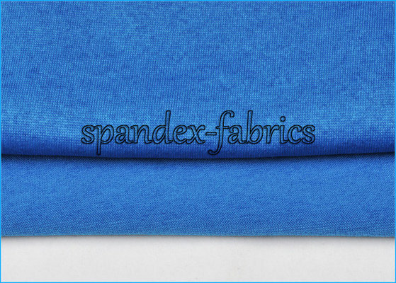 Blue Cooldry Stretch Knit Supplex Lycra Fabric For Yoga Pants