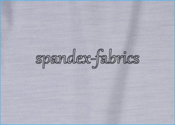 Grey Stretch Supplex Lycra Fabric 75D / 30D For Fitness Wear