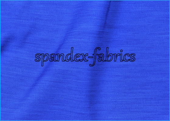 Cotton Handfeel Wicking Stretch Polyester Spandex Jersey Knit Space Dyed
