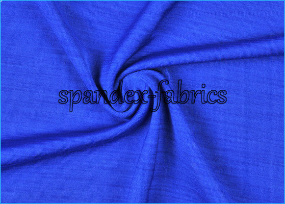 Blue Breathable Space Dyed Supplex Lycra Fabric For Sports Shirt With No-see Air Hole