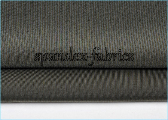 270gsm Heavy Weight Swimwear Fabric 43 Nylon 42 Polyester 15 Spandex Grossus Rib Pattern