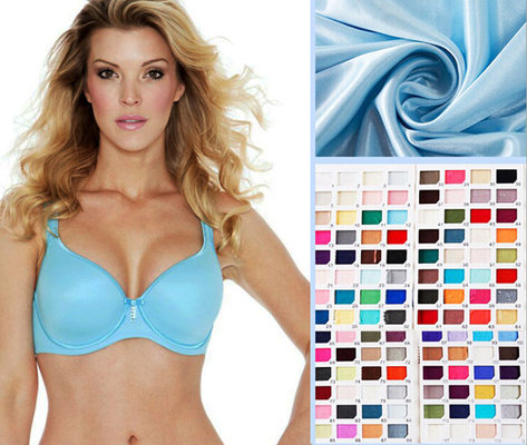 Light Blue Little Stretch Dazzle Knit Lining Fabric for Bra Molded Cup Surface