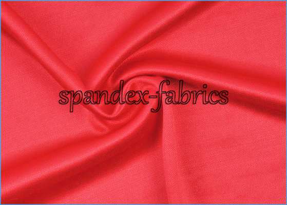 Super Soft Shiny Red Lining Fabric, Weft Stretch Lining Fabric Customized
