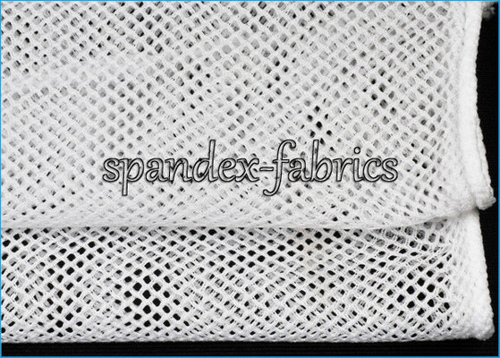 Diamond Polyester Mesh Lining Fabric Knitting for Sportswear Clothing / Fabric