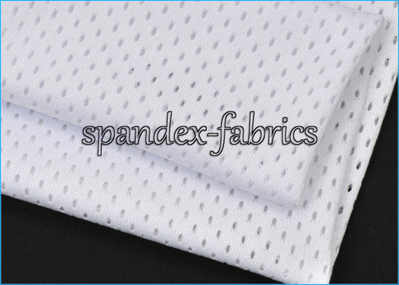 75D Tricot Hole Mesh Knit Lining Fabric for Sportswear / Bag , 1.6m*120gsm