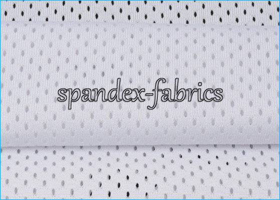 75D Tricot Hole Mesh Knit Lining Fabric for Sportswear / Bag , 1.6m*120gsm
