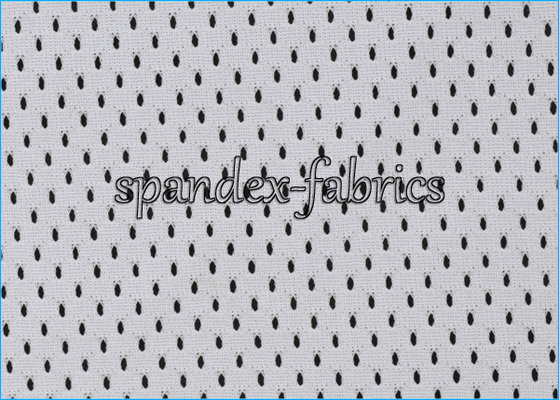 75D Tricot Hole Mesh Knit Lining Fabric for Sportswear / Bag , 1.6m*120gsm