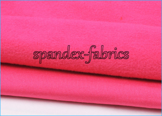 DTY Elastic 100D/40D Polyester Spandex Weft Knit Brushed Underwear Fabric