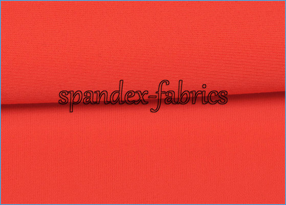 Red Full Dull Lycra Nylon Spandex Fabric for  Swimwear
