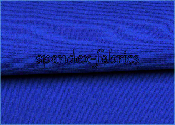 Soft Handfeel Nylon Spandex Fabric Navy Blue for Swimwear / Underwear
