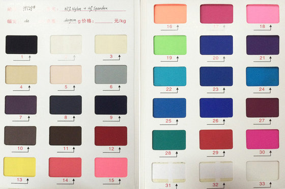 Weft Knitting Cool Touch Matte Nylon Spandex Fabric for Sleeves