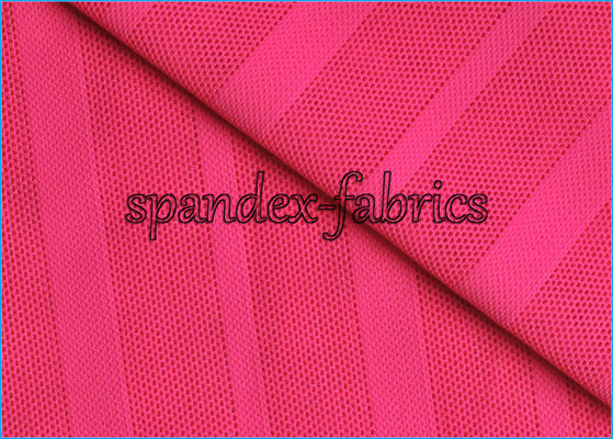 Warp Knitting Elastic Jacquard Net Striped Fabric for Lingerie Garment