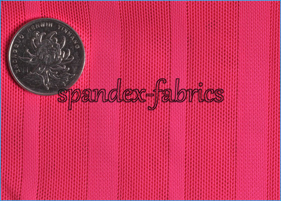 Warp Knitting Elastic Jacquard Net Striped Fabric for Lingerie Garment