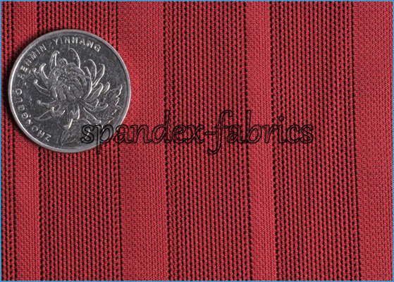 Stripe Design Jacquard Power Mesh Fabric Lingerie Swimwear Power Net Fabric