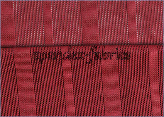 Stripe Design Jacquard Power Mesh Fabric Lingerie Swimwear Power Net Fabric
