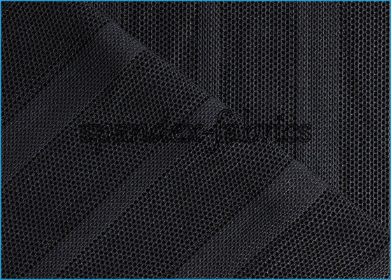 84% Nylon 16% Spandex 180gsm Power Mesh Fabric Nylon Spandex Black