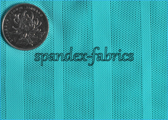 Stripe Jacquard Power Mesh Fabric