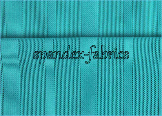 Stripe Jacquard Power Mesh Fabric