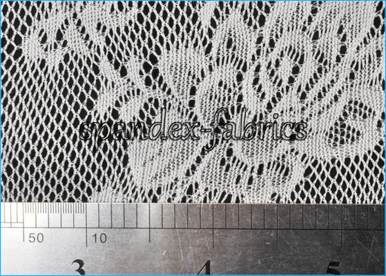 Flower Nylon Spandex Elastic Lace Fabric for Sexy Suspender Pant