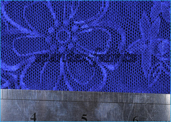 Heavyweight Big Fower Design Stretch Nylon Lace Fabric for Fancy Dress