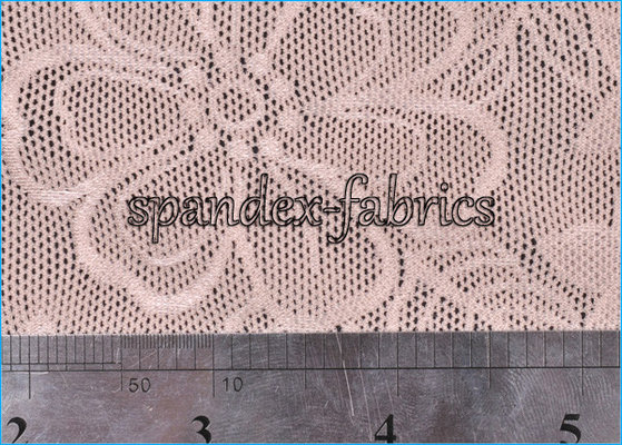 Bulk Lace Fabric Jacquard Flower Net Power Mesh Fabric with 4 Way Stretch